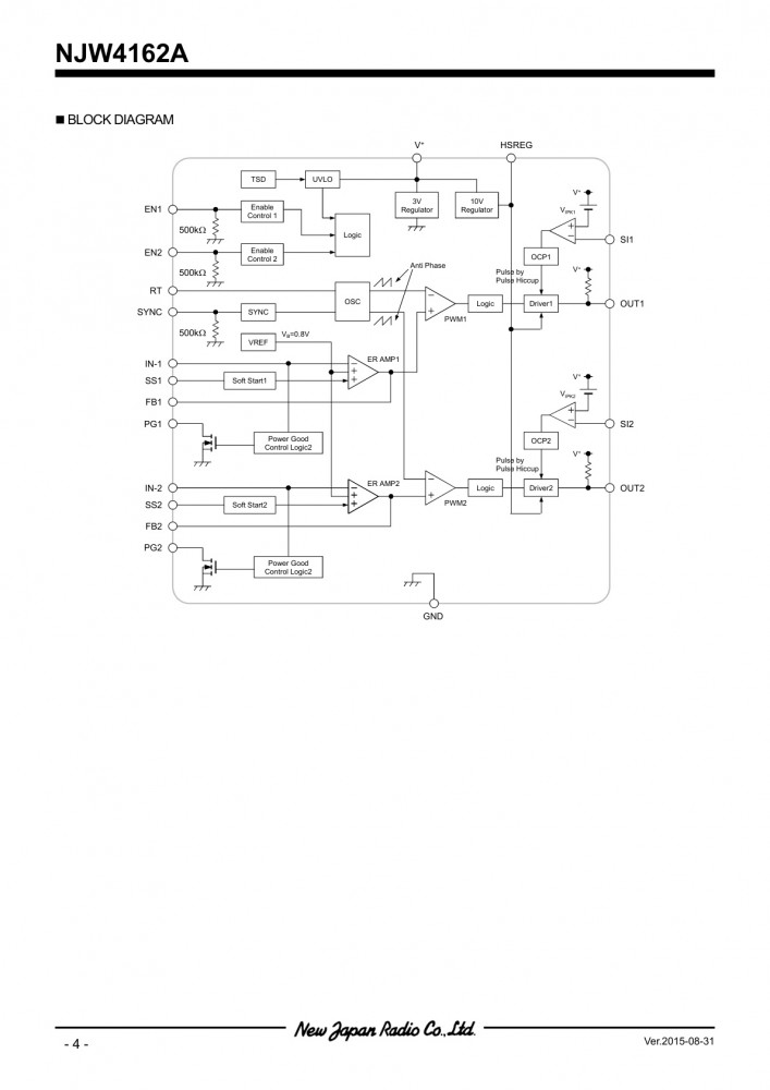 NJW4162A technical document page 4