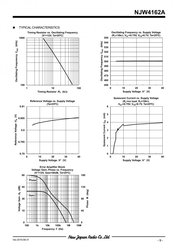 NJW4162A technical document page 9