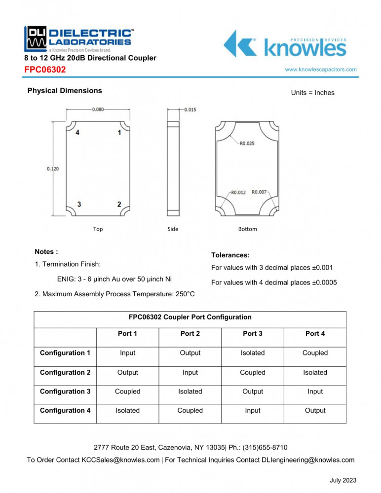 FPC06302 datasheet page 3