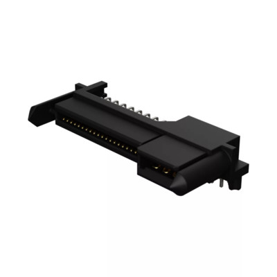 EXTreme LPHPower Receptacle Header, Right-Angle, 2 Power Contacts, 40 Signal Contacts, Select Gold (Au) Plating, for 2.36mm Thick PC Board, with Guide Posts and Press-fit Plastic Pegs for sale