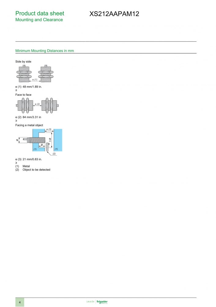 XS212AAPAM12 technical document page 4