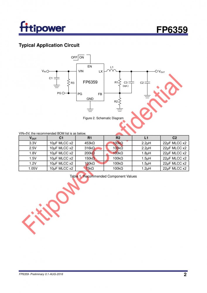 FP6359S6 datasheet page 2