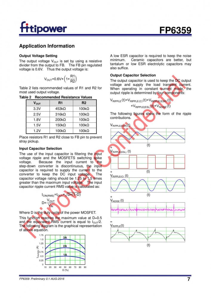 FP6359S6 datasheet page 7
