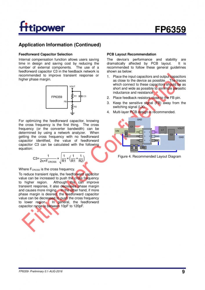 FP6359S6 datasheet page 9