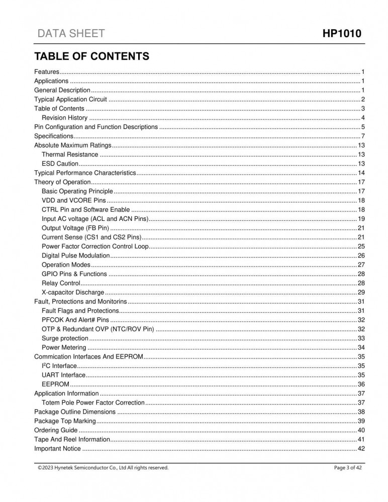HP1010 datasheet page 3