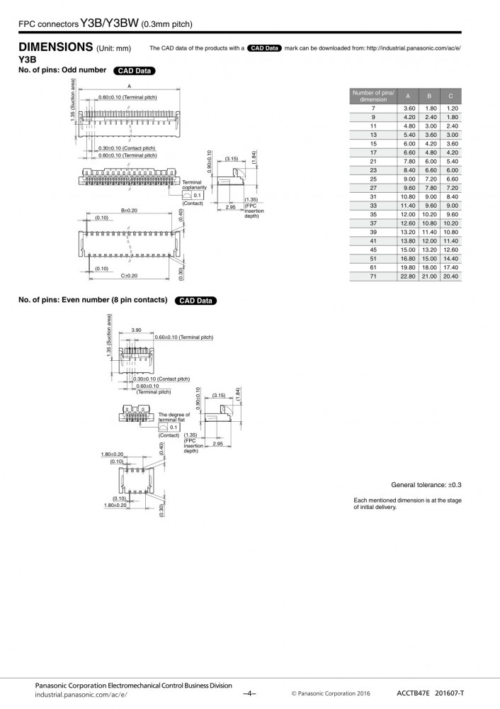 AYF335135A datasheet page 4