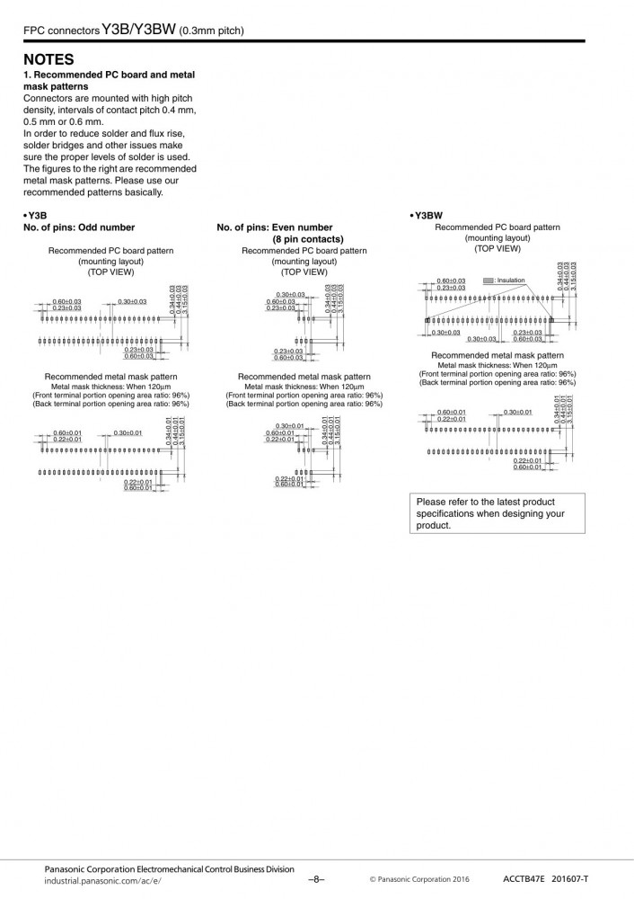 AYF335135A datasheet page 8