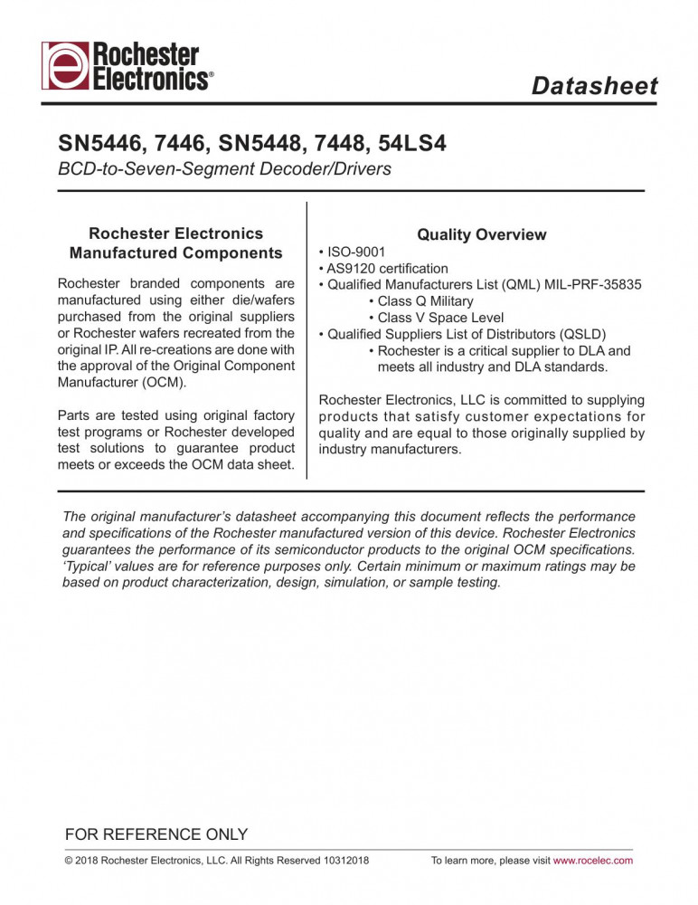54LS48 technical document page 2