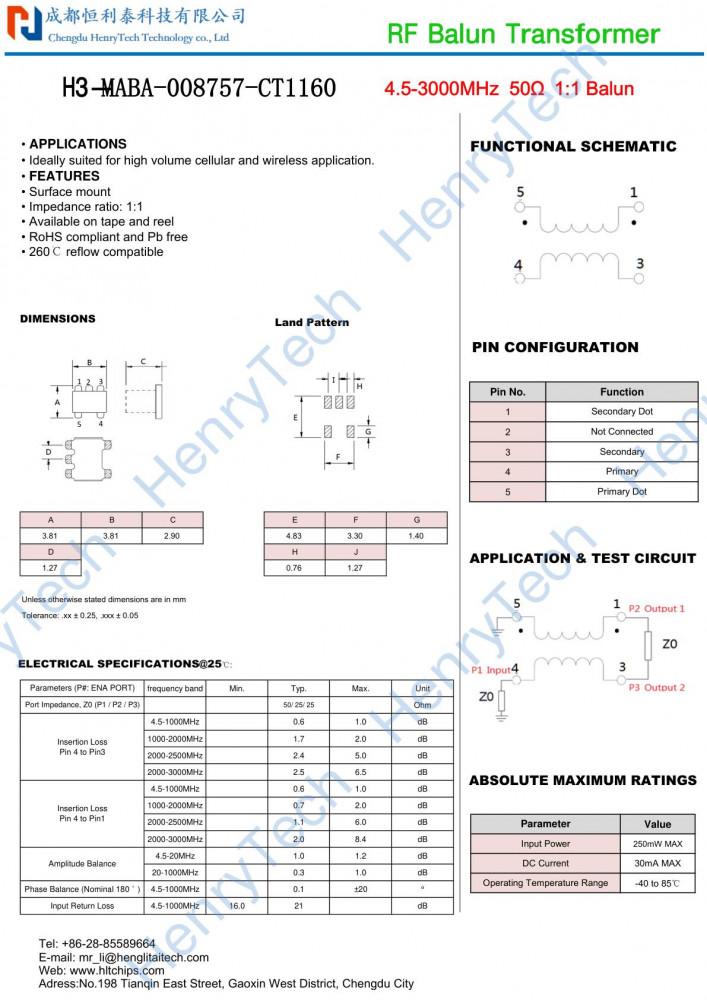 H3-MABA-008757-CT1160 datasheet page 1