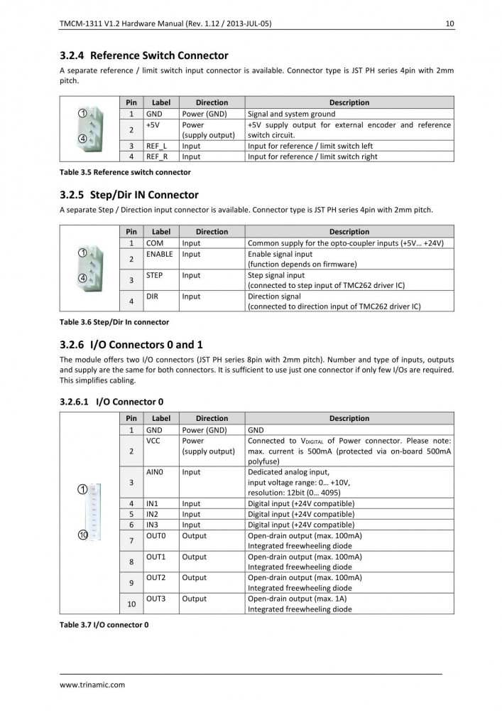 TMCM-1311 document preview, page 10