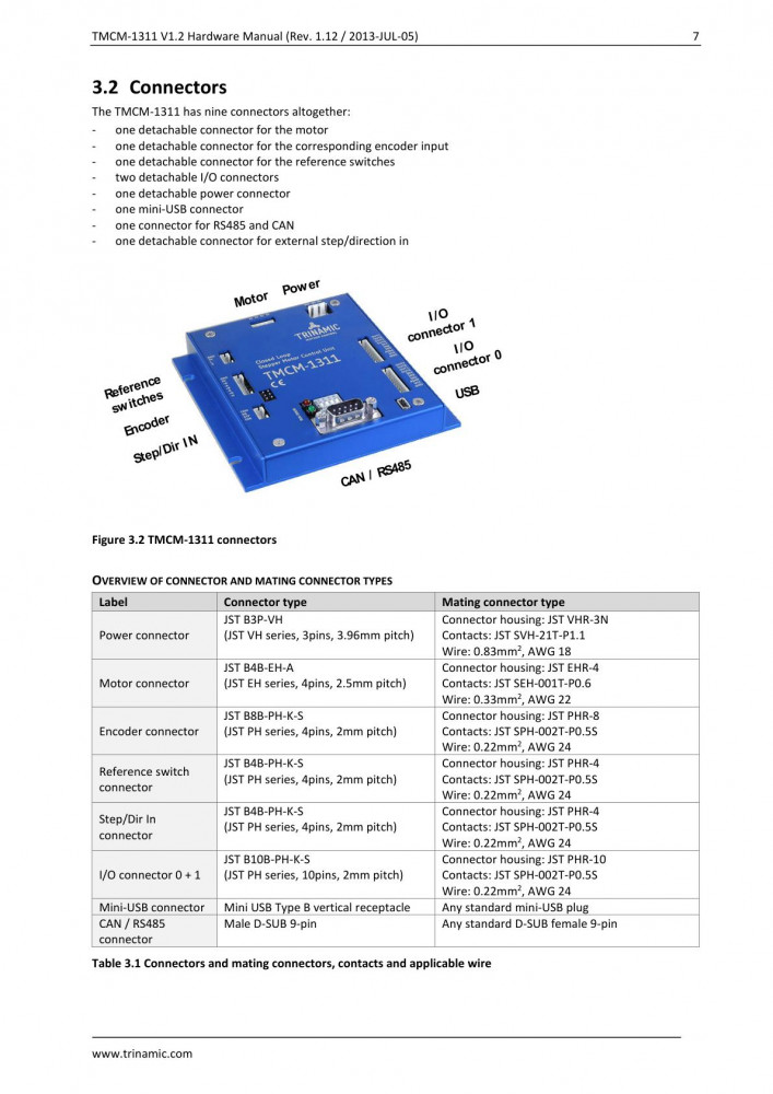 TMCM-1311 document preview, page 7