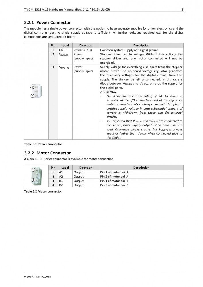 TMCM-1311 document preview, page 8