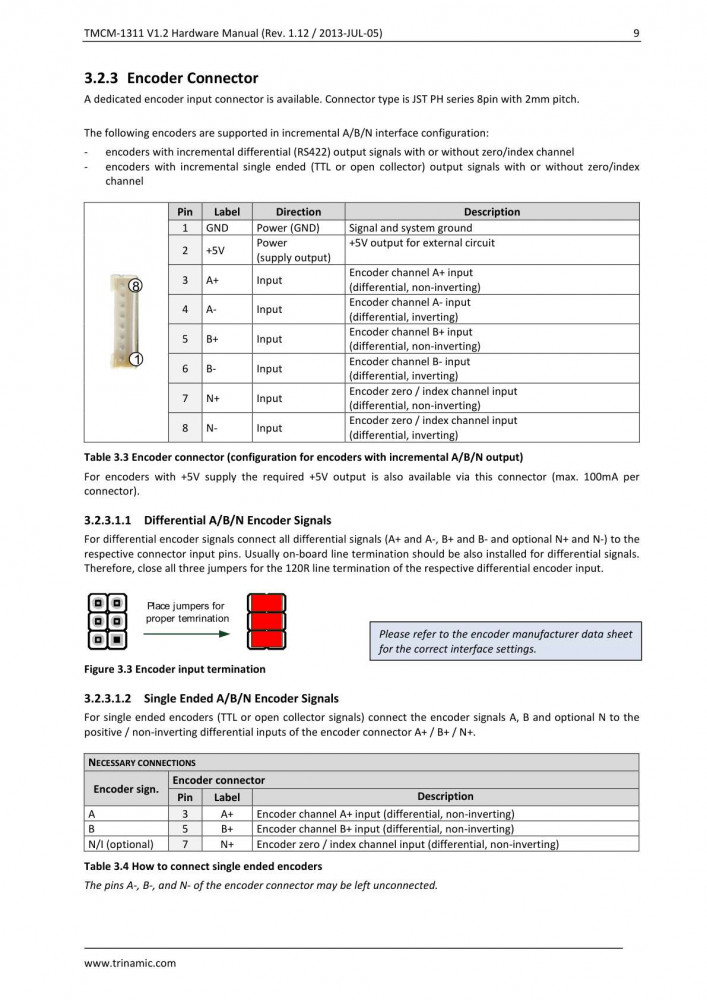 TMCM-1311 document preview, page 9