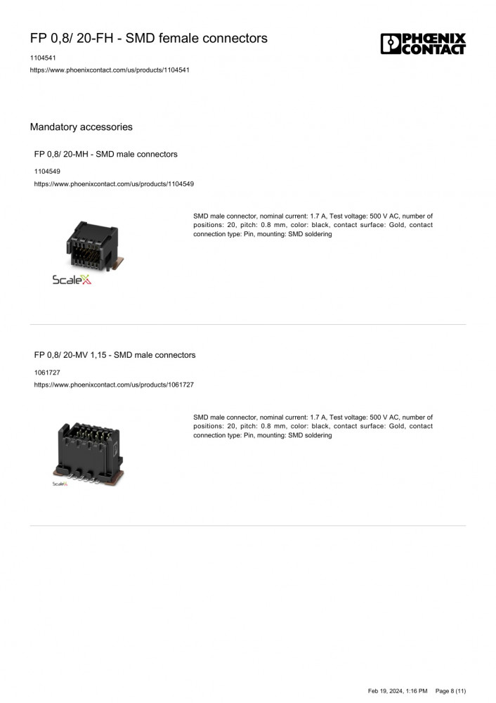 Phoenix Contact 1104541 datasheet page 8