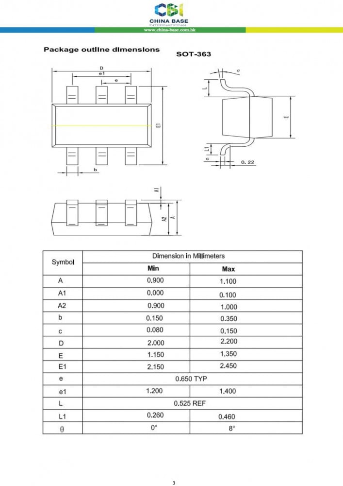 MMDT3052DW datasheet page 3