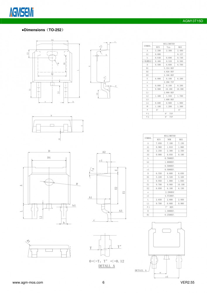 AGM13T15D datasheet page 6