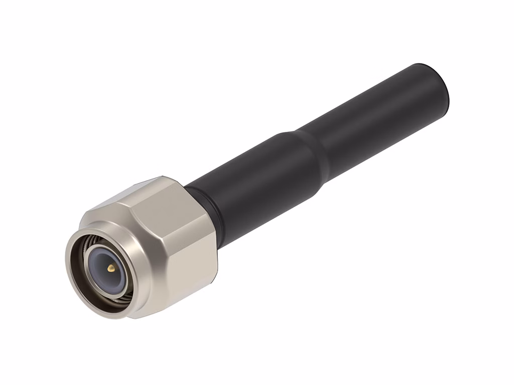 TNC Jack, Right-Angle, Bulkhead Receptacle, PCB, Through Hole, Brass Body, Nickel (Ni) Plated, Nut and Lockwasher Not Included, IP68, Tray, 50 Ohms