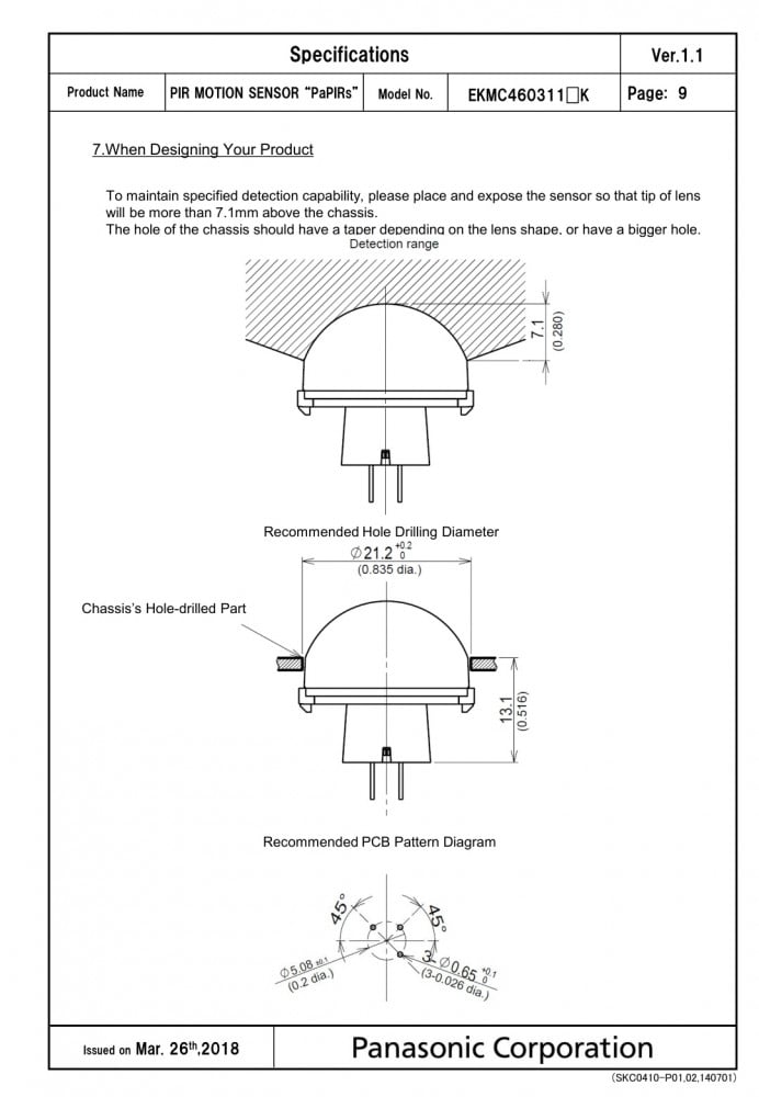 PaPIRs specification page 9