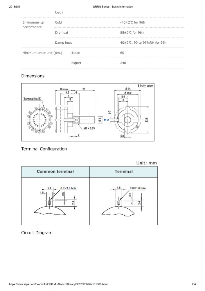 SRRN151800 technical document page 2