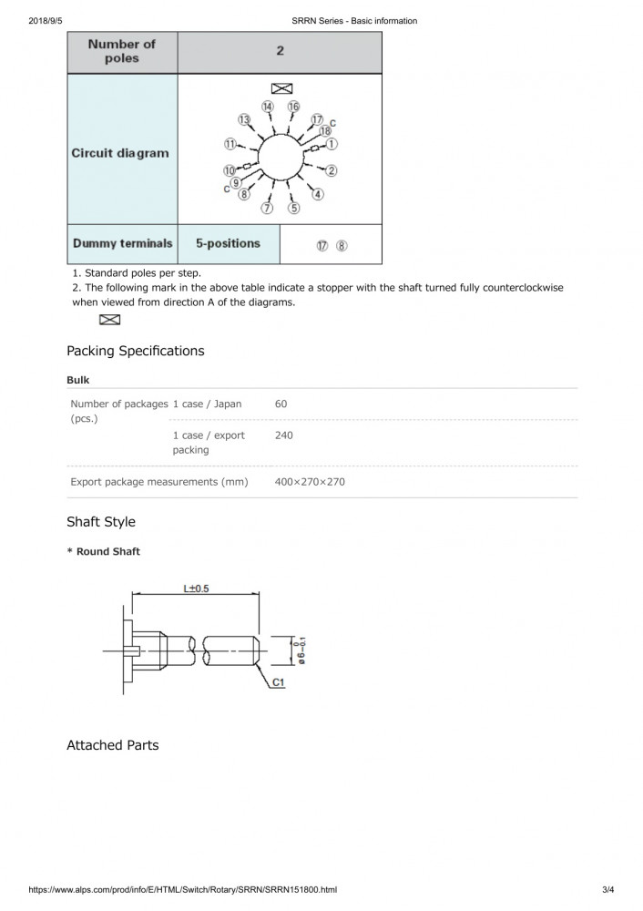 SRRN151800 technical document page 3