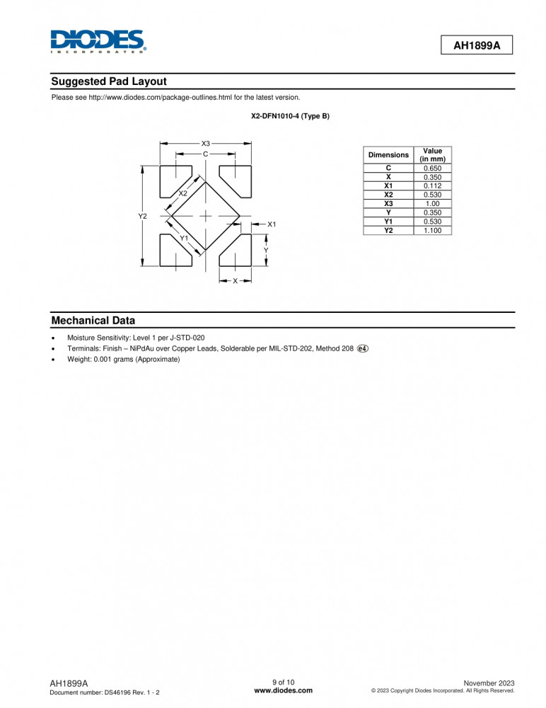 AH1899A-FS4-7 datasheet page 9