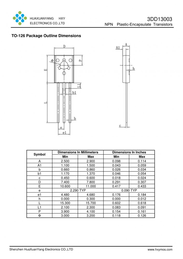 3DD13003 datasheet page 3