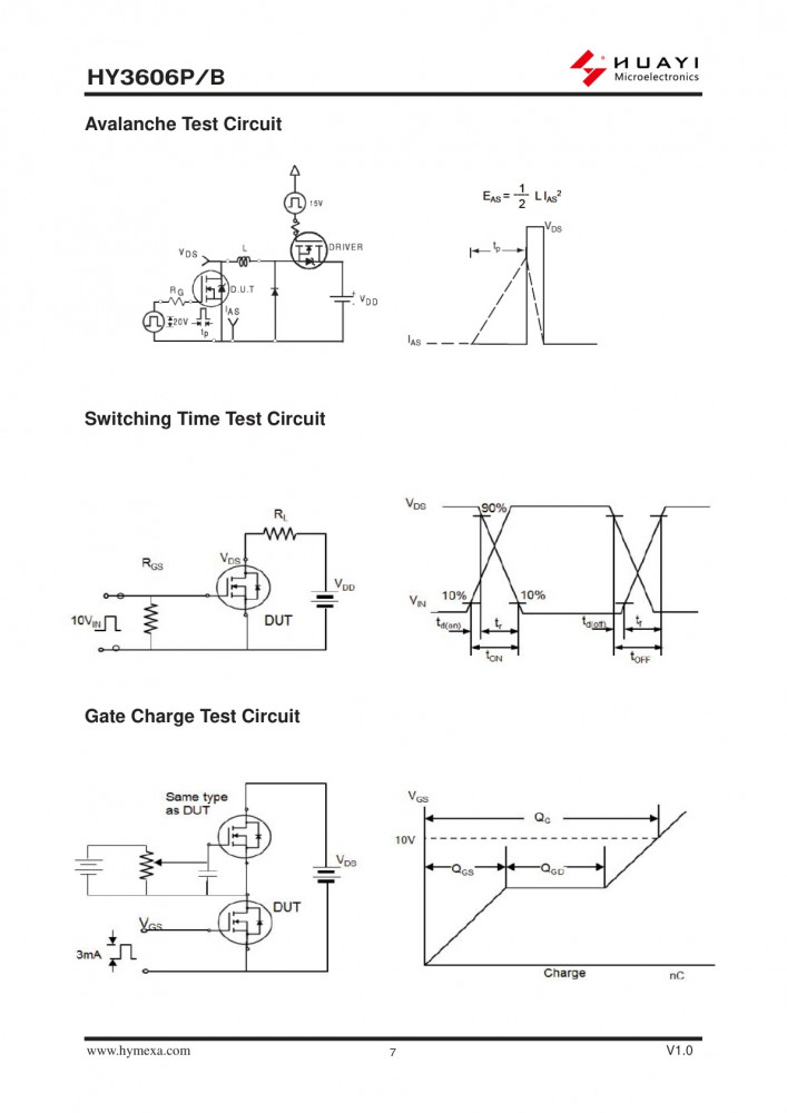 HY3606P datasheet page 7