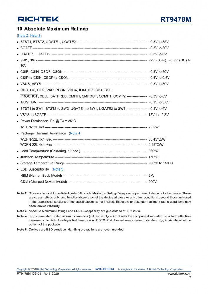 RT9478M datasheet page 7