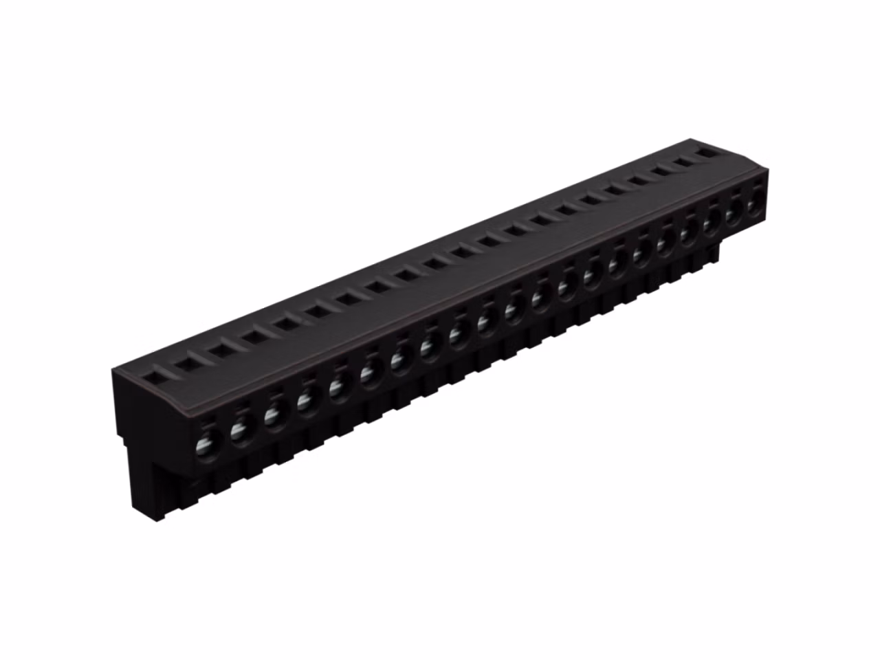 5.08mm Pitch Eurostyle Horizontal Plug, Gold (Au) Plated, Black, 21 Circuits for sale