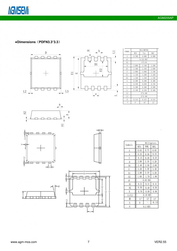 AGM205AP datasheet page 7