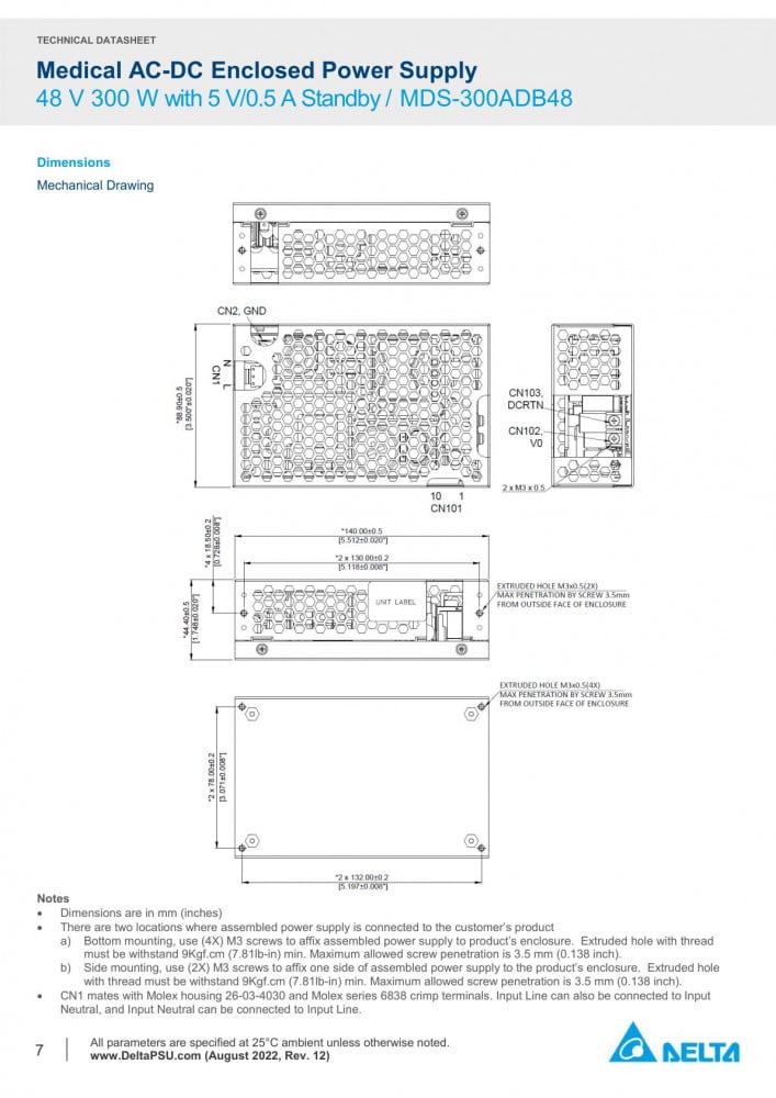MDS-300ADB48 AA datasheet page 7