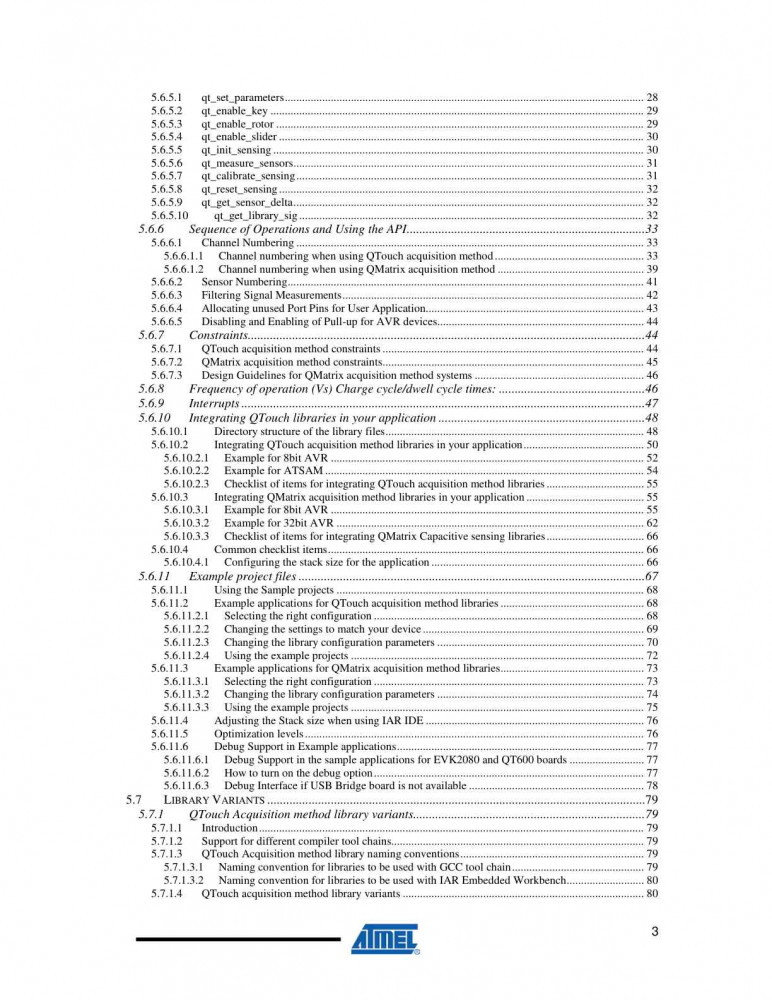 QTouch Library document page 3