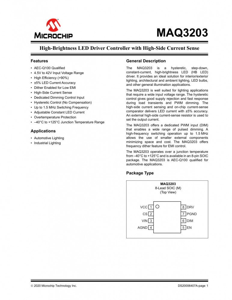 ADM00940 datasheet page 1
