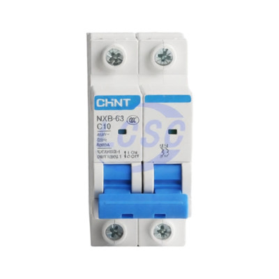 CHINT NXB-63 2P C1A Miniature Circuit Breaker