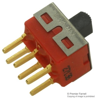 E-Switch 500SDP1S1M2REA Slide Switch for sale
