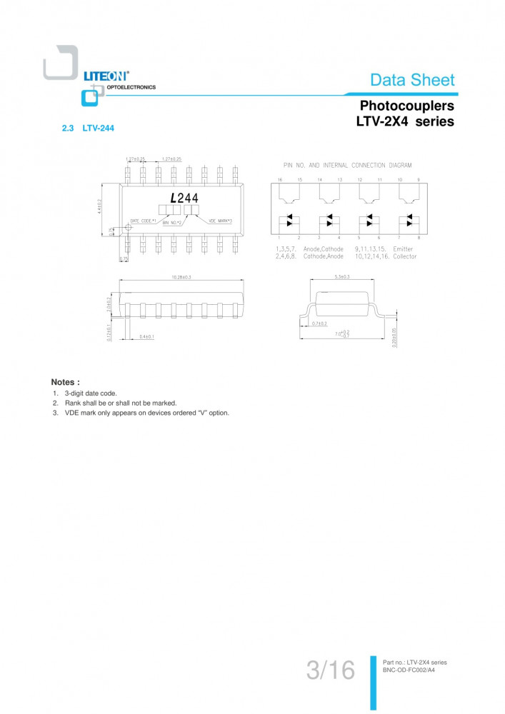 LTV-244 datasheet page 4