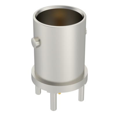 BNC 75 HDTV / STRAIGHT JACK RECEPTACLE FOR PCB SOLDER LEGS for sale