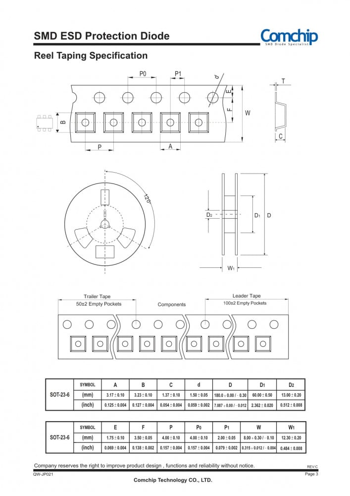 CPDT6-5V4-HF datasheet page 3