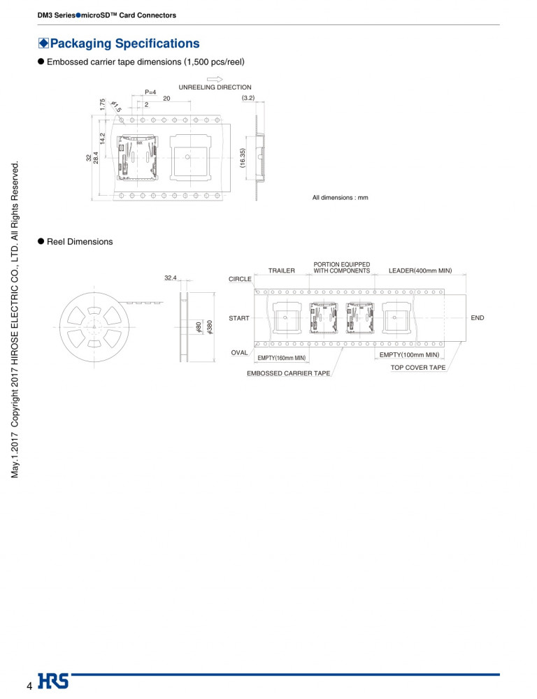 HRS DM3 Series datasheet page 4