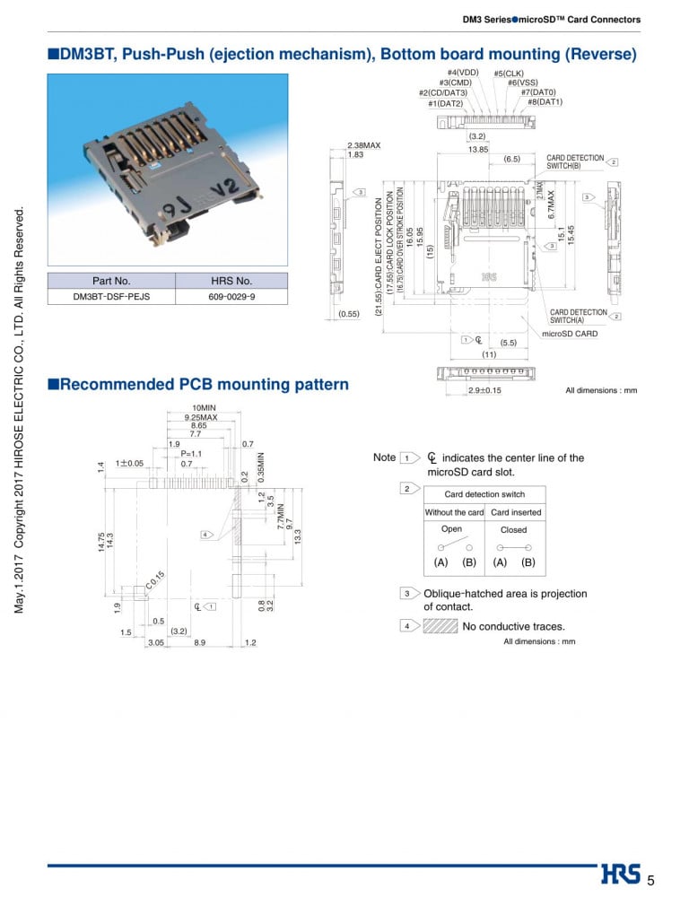 HRS DM3 Series datasheet page 5