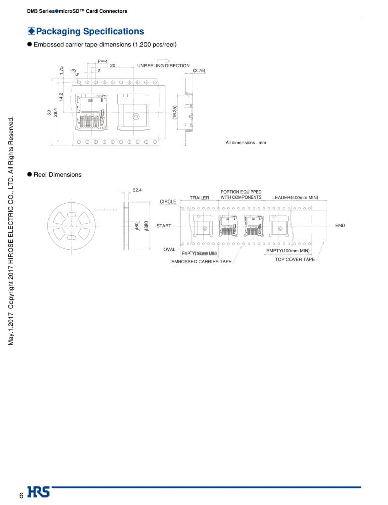 HRS DM3 Series datasheet page 6