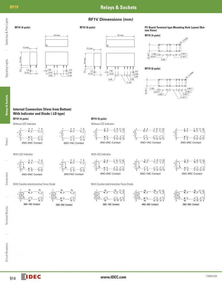 RF1V relay technical document, page 5