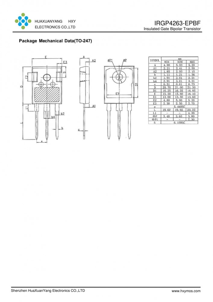 IRGP4263-EPBF-HXY datasheet page 6