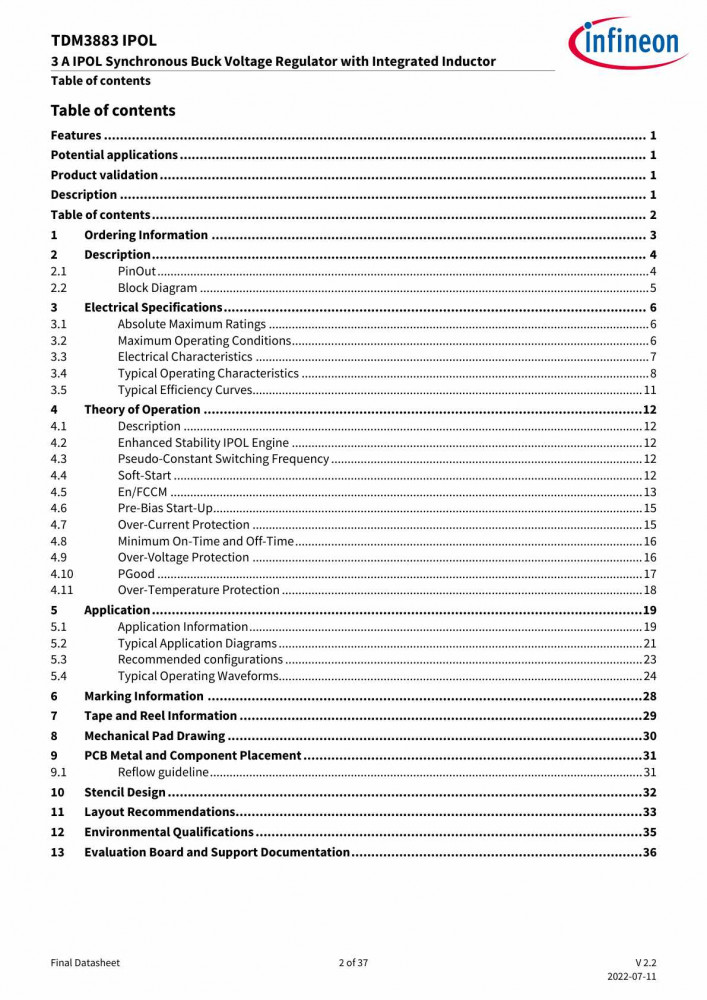 TDM3883 datasheet page 2