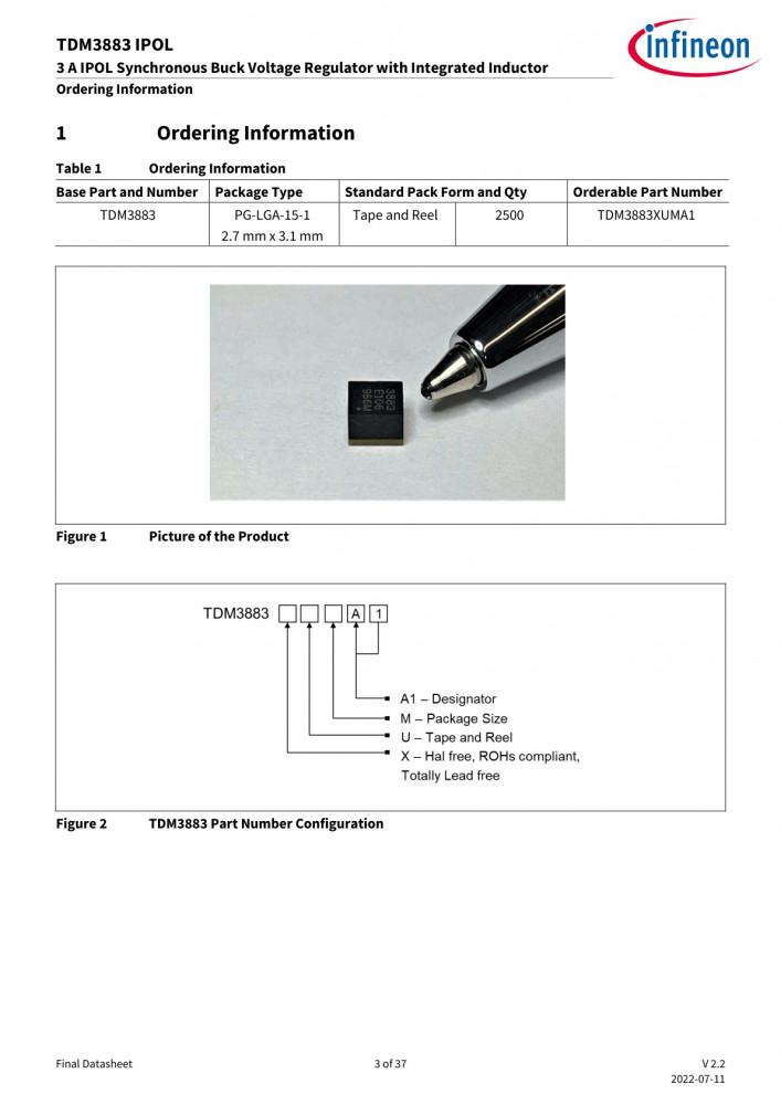 TDM3883 datasheet page 3