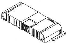 EXTreme Ten60Power Right-Angle Receptacle with Side Guides, 6 Signal Circuits, 3 Power Circuits