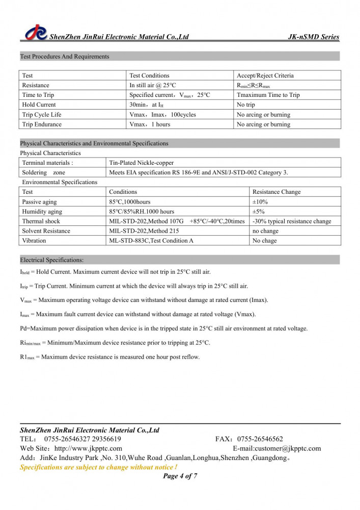 JK-nSMD datasheet page 4