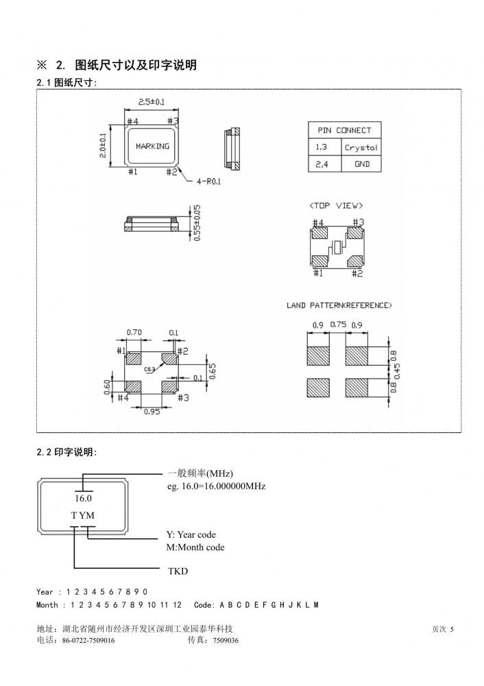 SX25Y016000B91T datasheet page 5