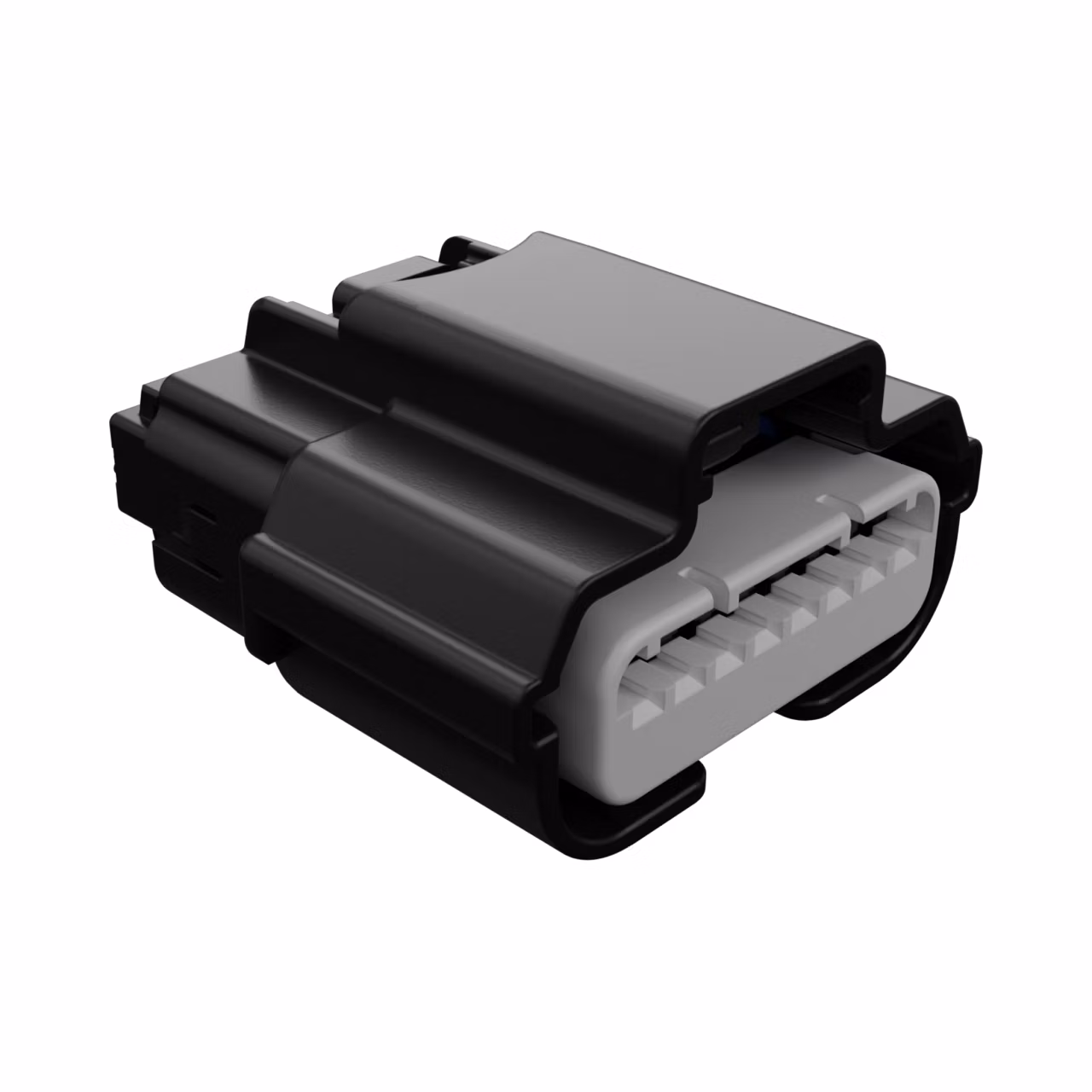 2.54mm MX64 Sealed Crimp Housing, Single Row, TE Generation Y Terminal, Black, 8 Circuits, Key A, without CPA Lock, Terminals 1 and 2 Plugged for sale