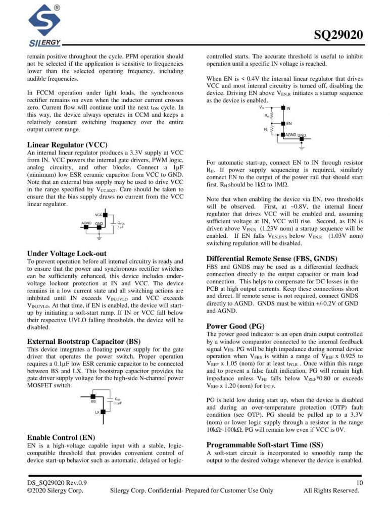 SQ29020VDC datasheet page 10